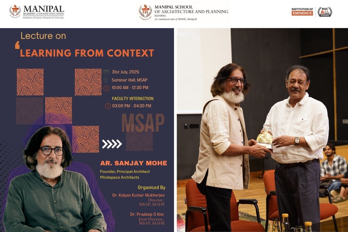 Learning from Context: A Dialogue with Ar. Sanjay Mohe at MSAP